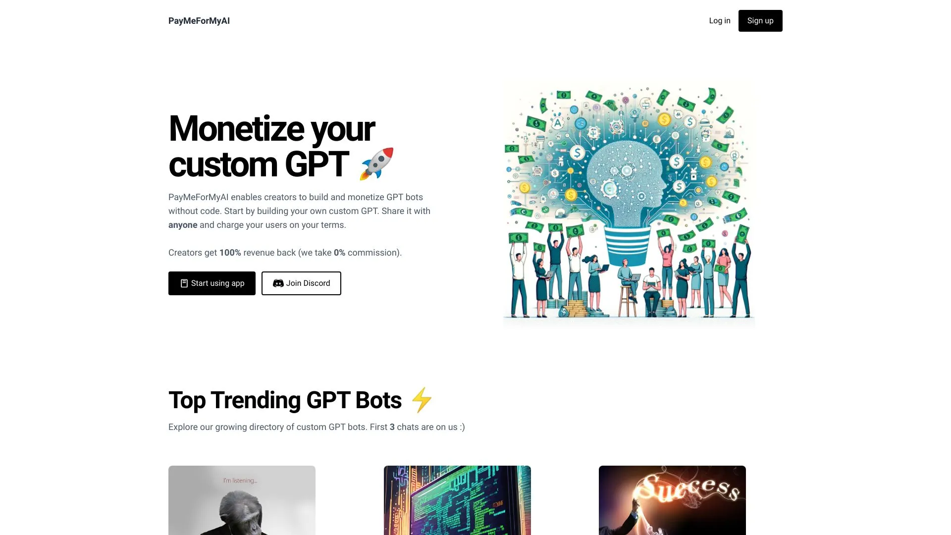 Create and Launch Custom AI without Code - Pmfm.ai | Creati.ai