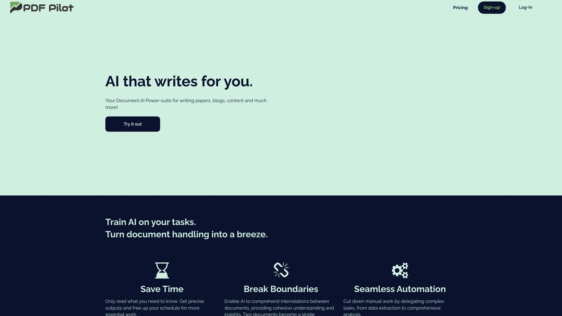 PDF Pilot: Tu solución de manejo de documentos impulsada por IA | Creati.ai