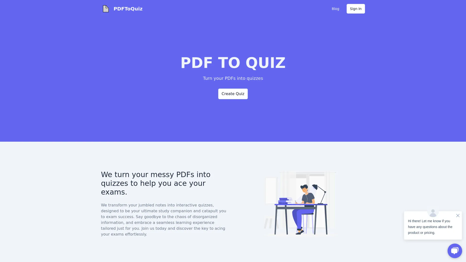 PDFToQuiz: Converter PDFs em Questionários Envolventes | Creati.ai