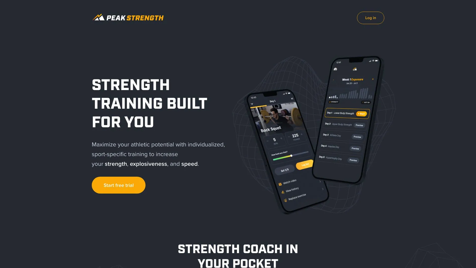 Personalized Strength Training App - PeakStrength | Creati.ai