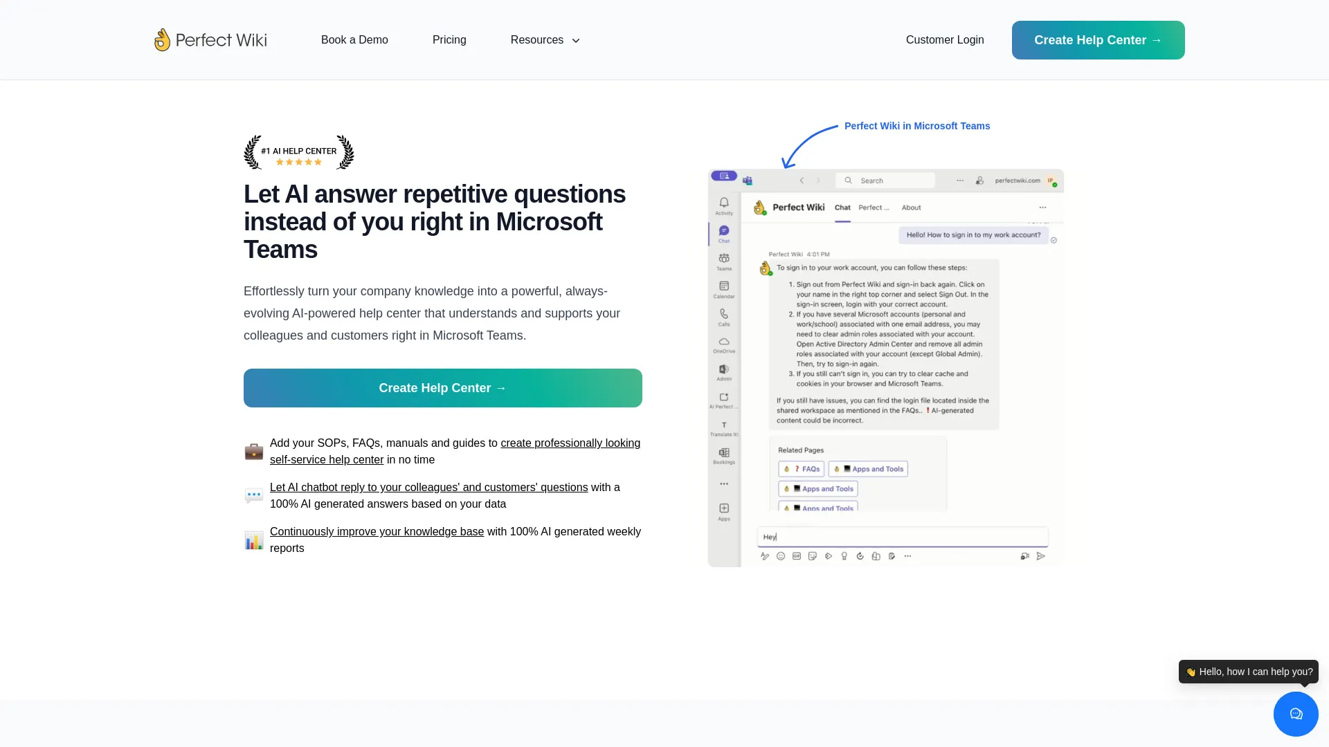 Perfect Wiki: AI-Powered Knowledge Management for Teams | Creati.ai