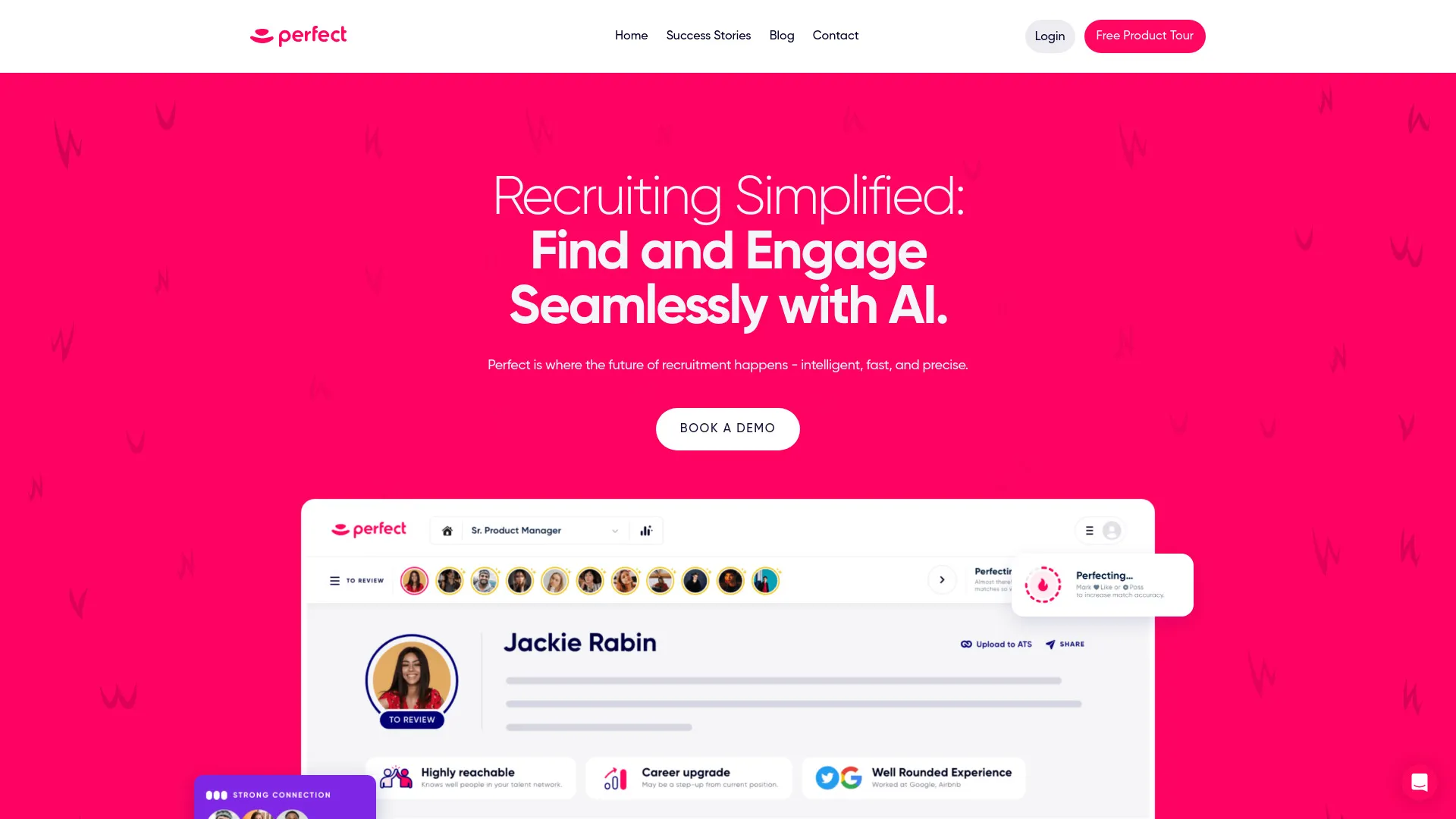 Plataforma de Reclutamiento Impulsada por IA - Perfect | Creati.ai