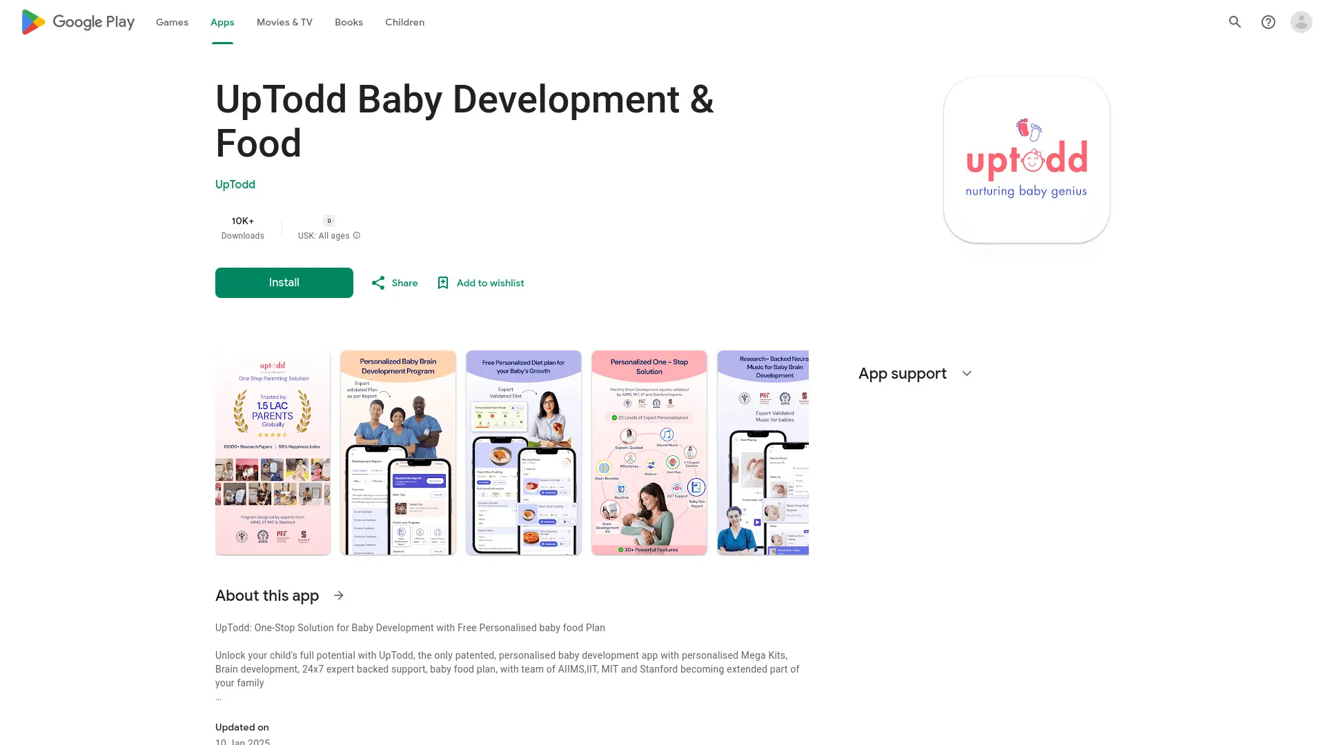 UpTodd: Personalized Baby Brain Development Programs | Creati.ai
