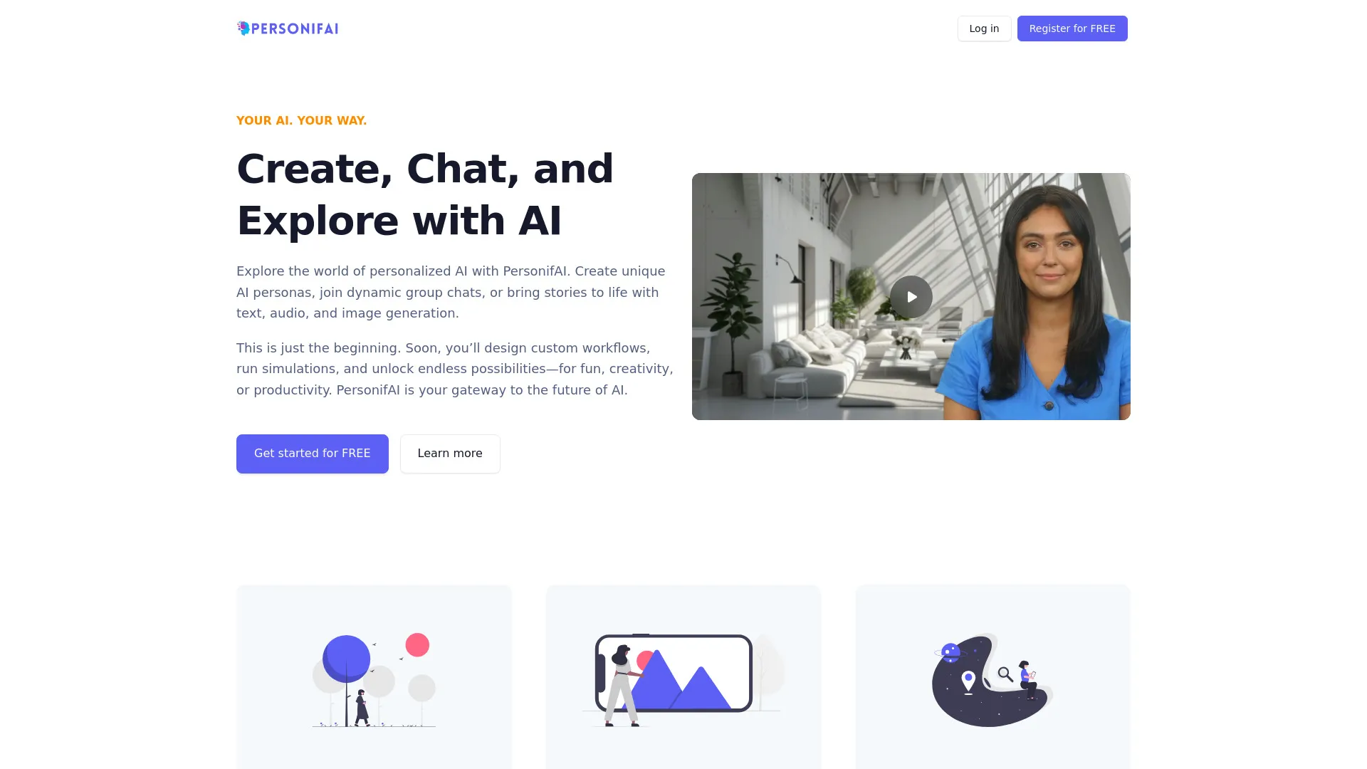 Create Custom AI Personas with PersonifAI | Creati.ai