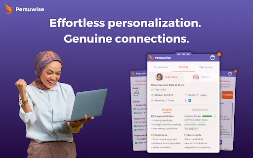 Persuwise AI Writer 360 - Mejore su Alcance por Correo Electrónico | Creati.ai