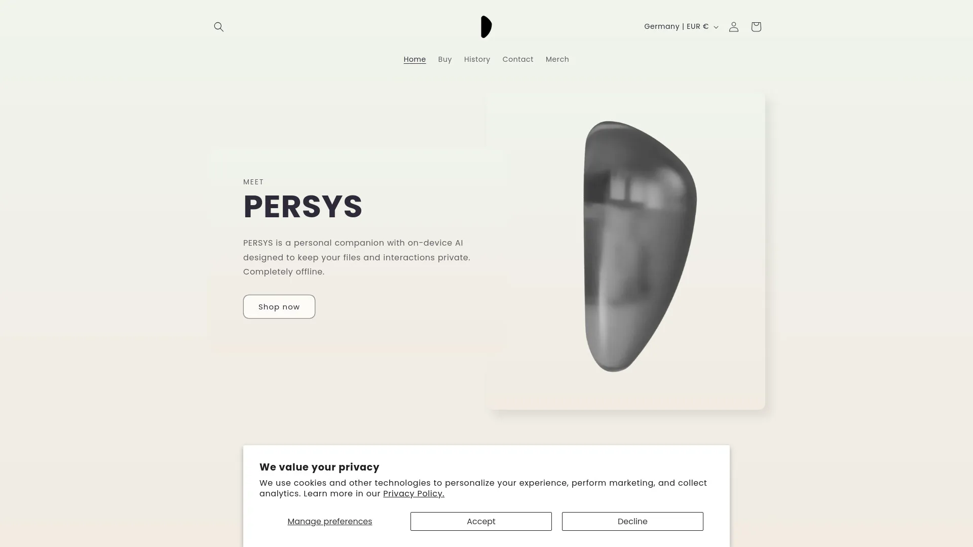 PERSYS - The Ultimate Private Personal Device with On-Device AI | Creati.ai