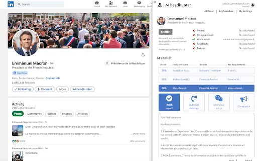 Phantom Search | LinkedIn Data Extension | Creati.ai