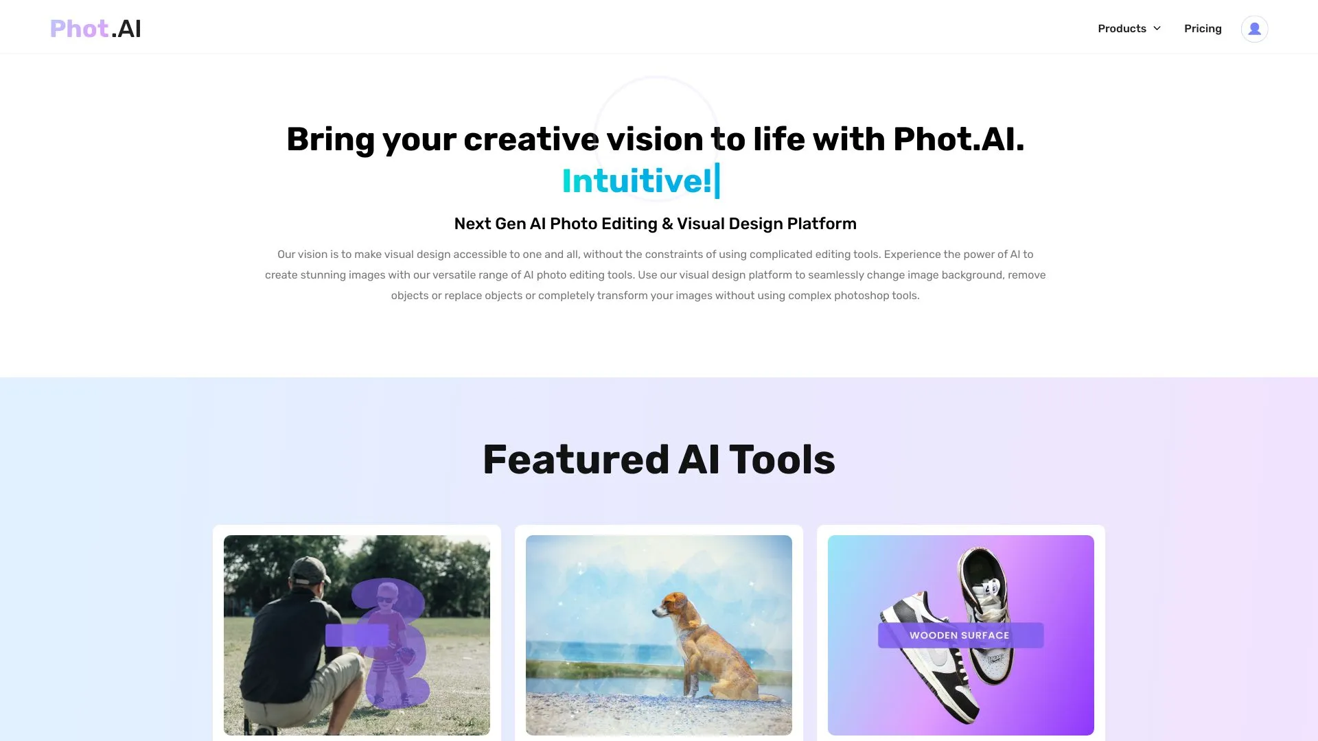 Phot.AI : Plateforme d'Édition et de Design de Photos Alimentée par IA ...