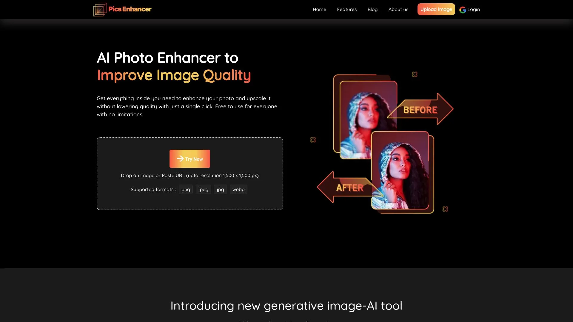AI Photo Enhancer: Improve Image Quality Effortlessly | Creati.ai