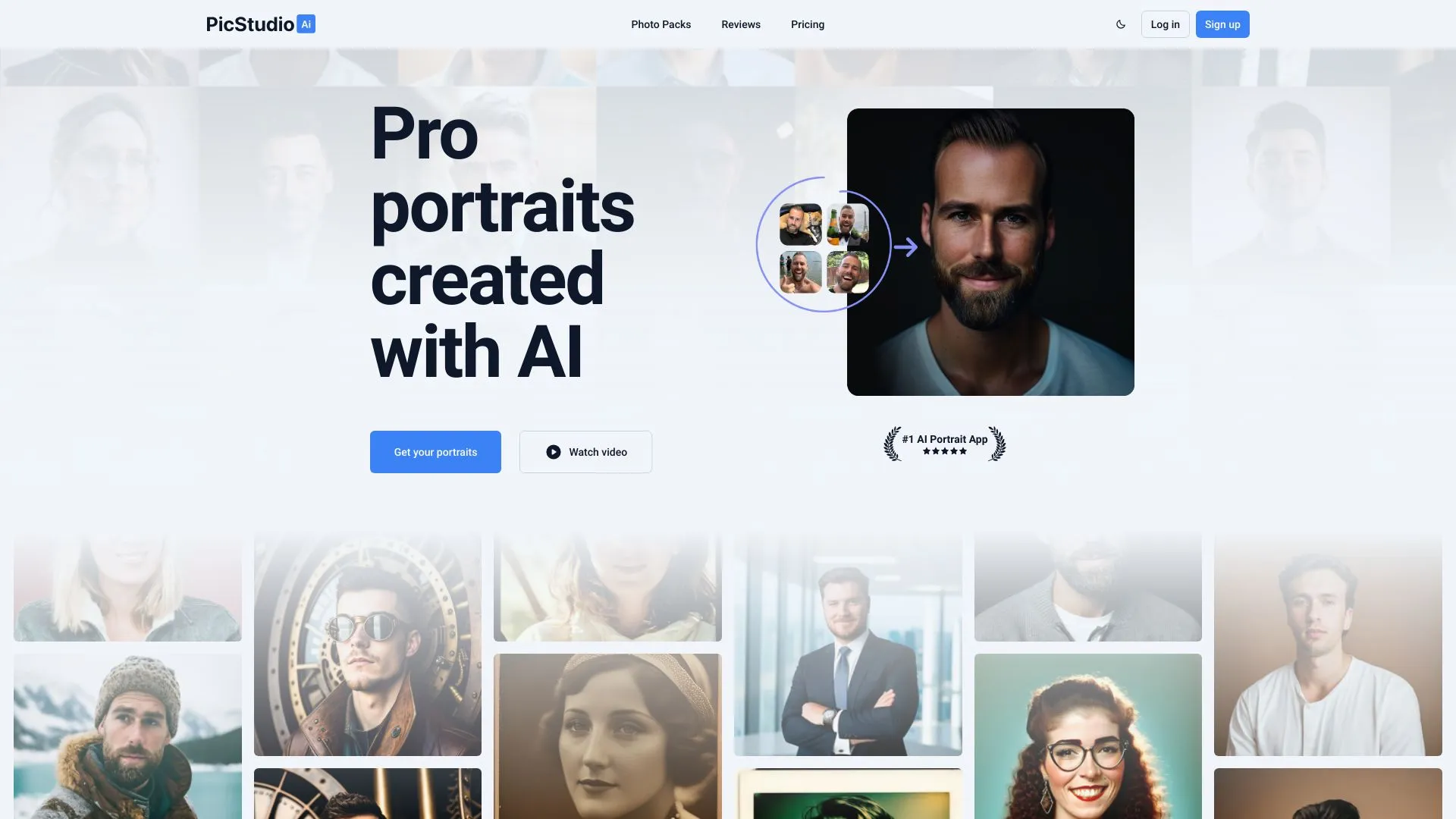 PicStudio.AI: Professional Portraits with AI | Creati.ai