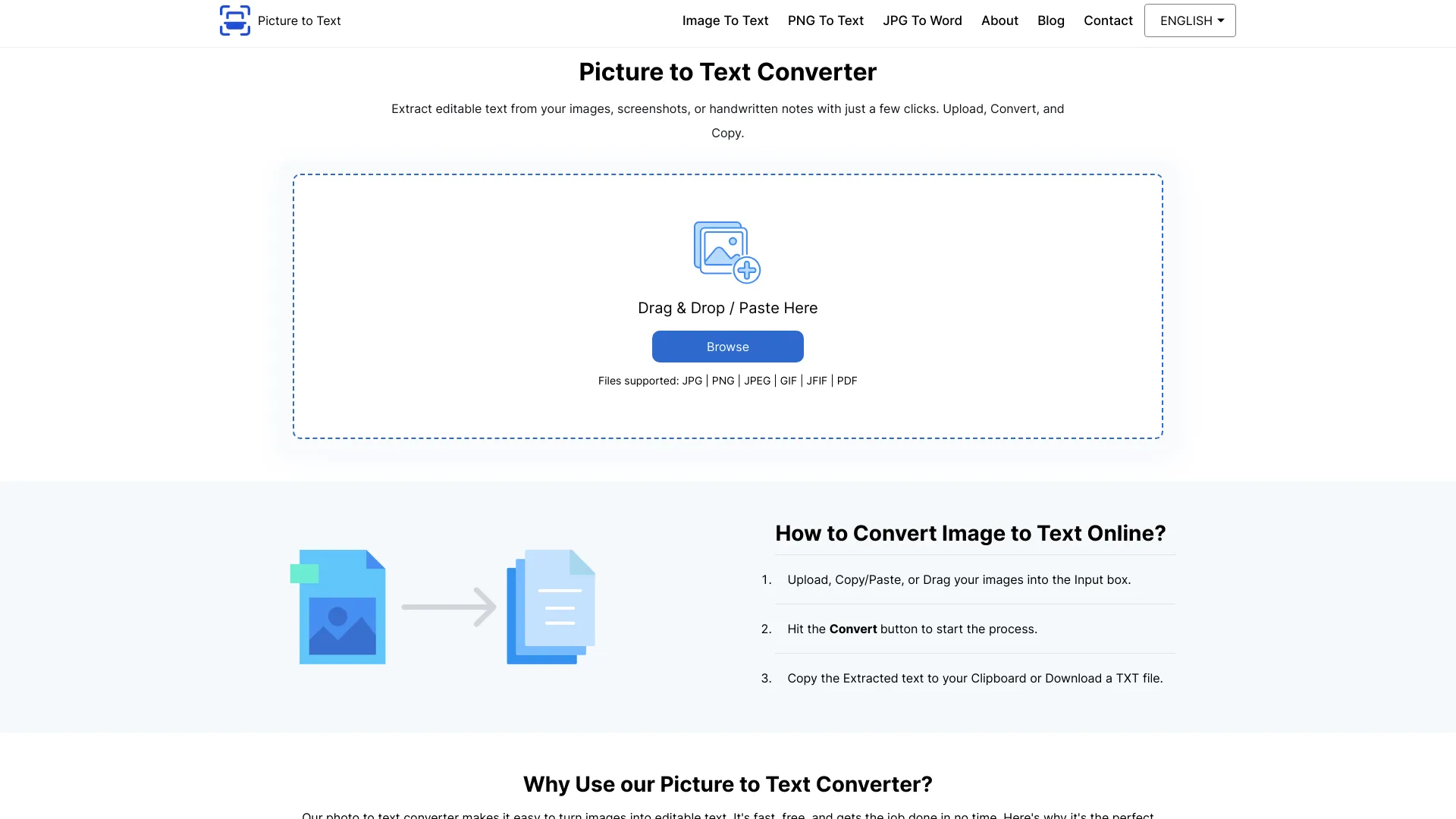 PictureToText - Free Image to Text Converter Online | Creati.ai