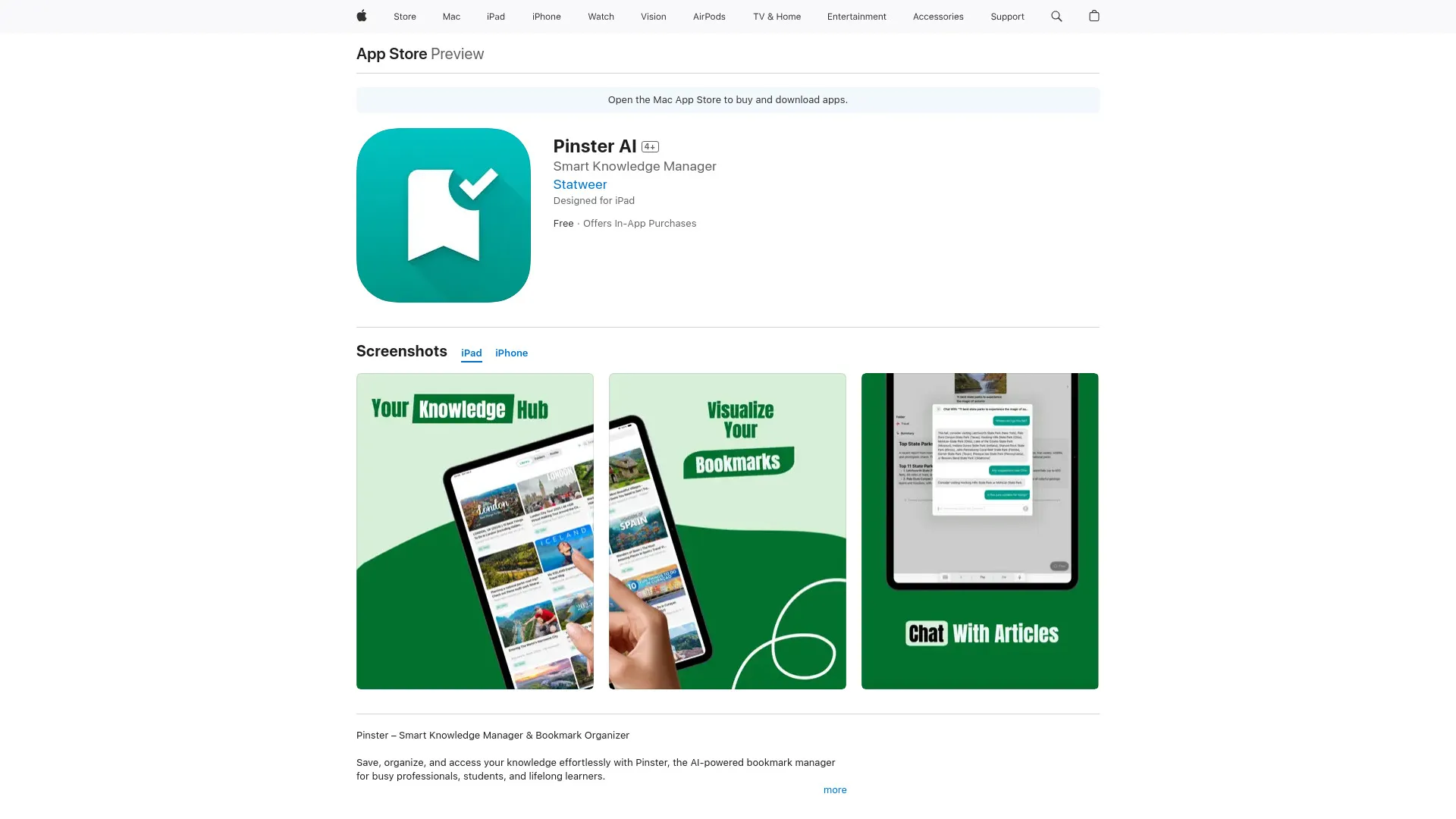 Pinster: AI-Powered Bookmark Manager for Professionals | Creati.ai