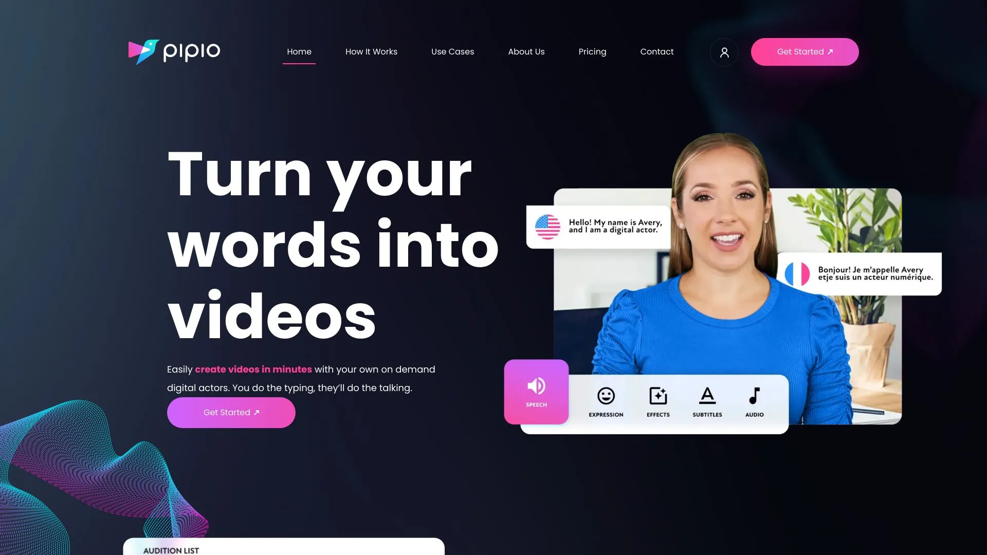 Pipio: AI-powered Video Production Platform | Creati.ai