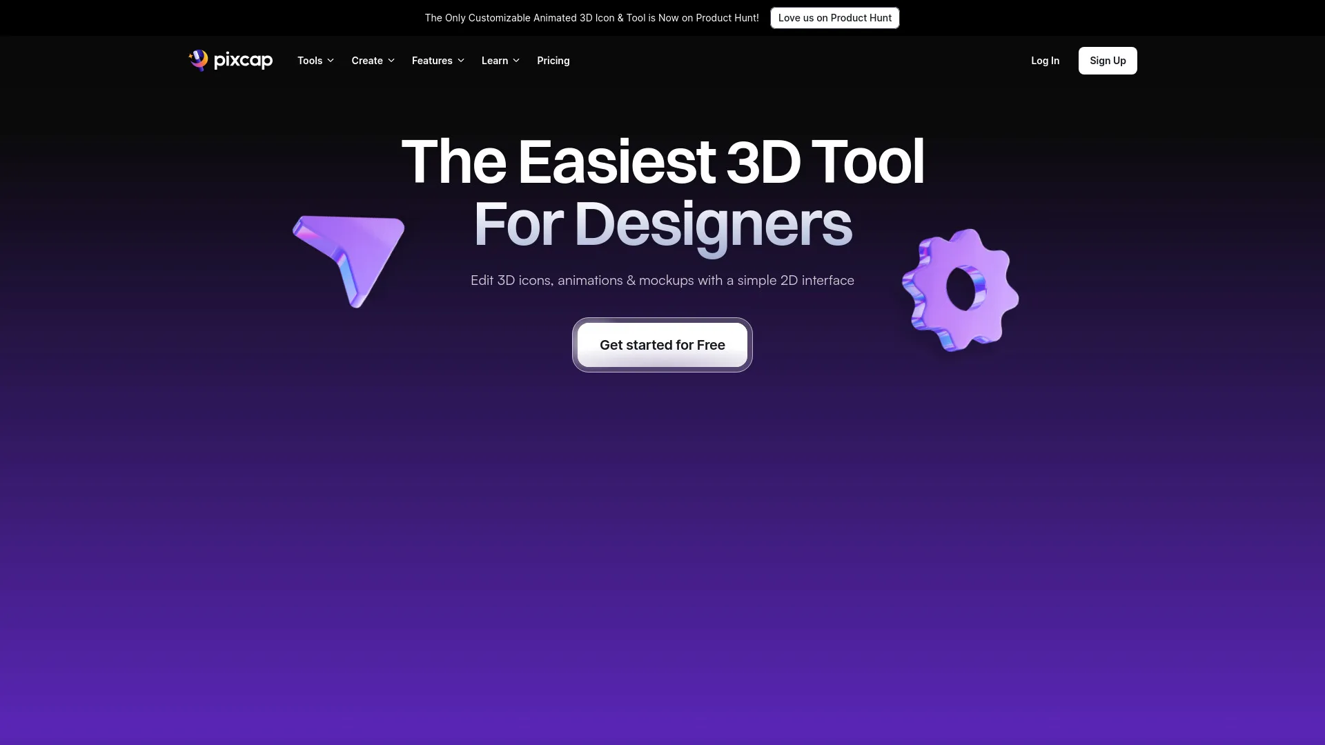 Create Stunning 3D Designs with Pixcap | Easy 3D Design Tool | Creati.ai