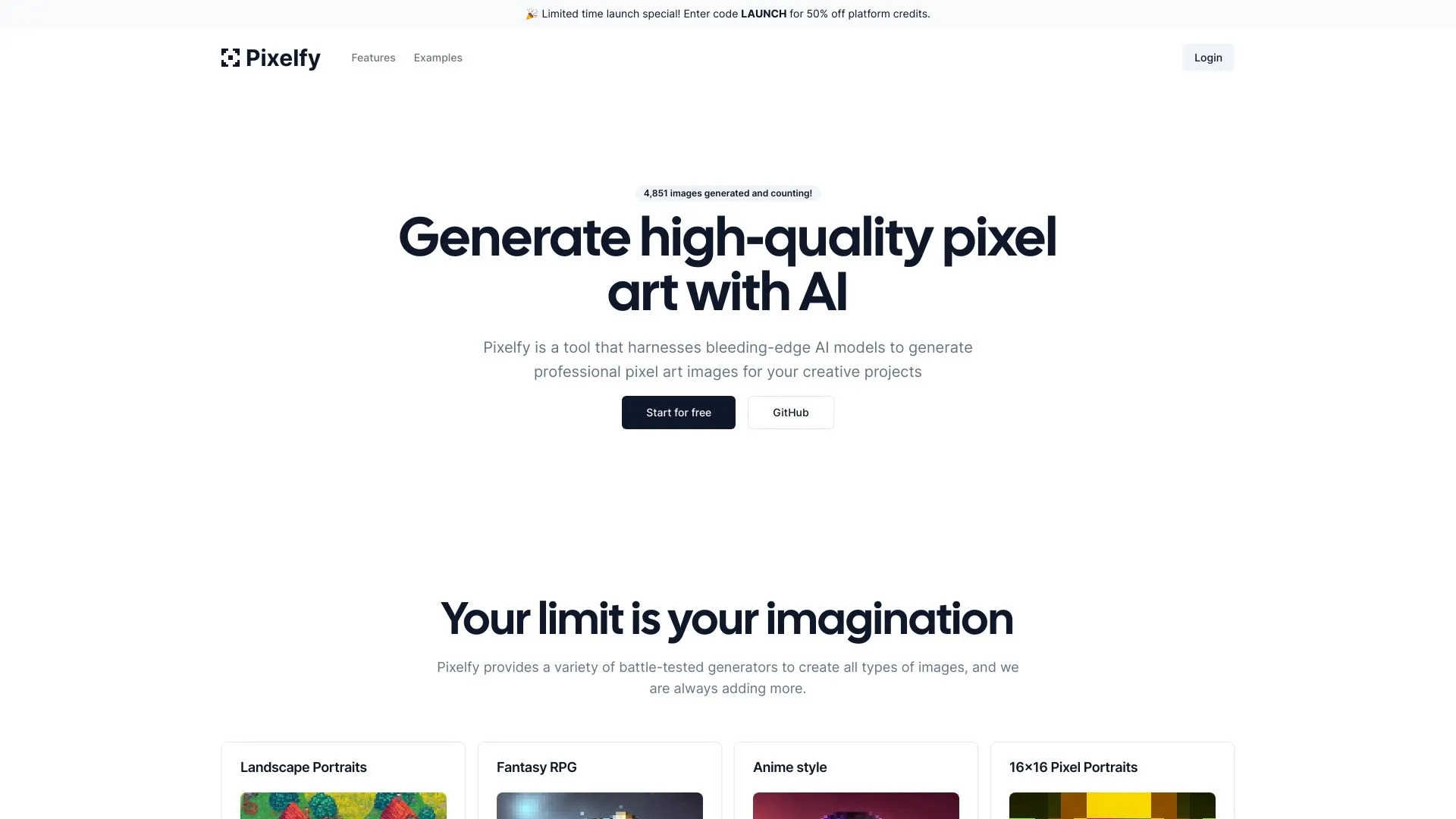 Pixelfy - AI-Powered Pixel Art Generator | Creati.ai