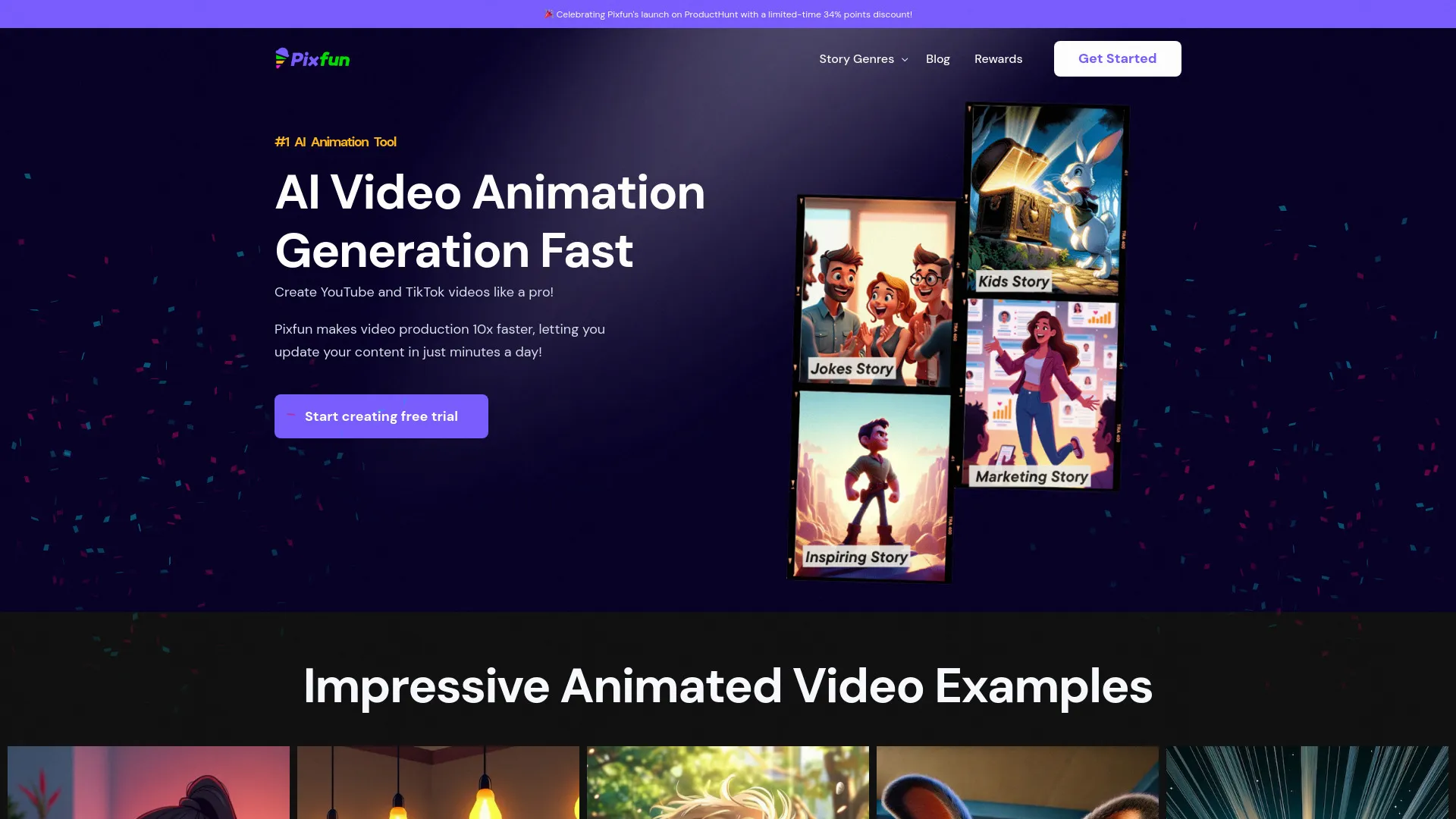 Pixfun - Fast and Easy Animated Video Creation | Creati.ai