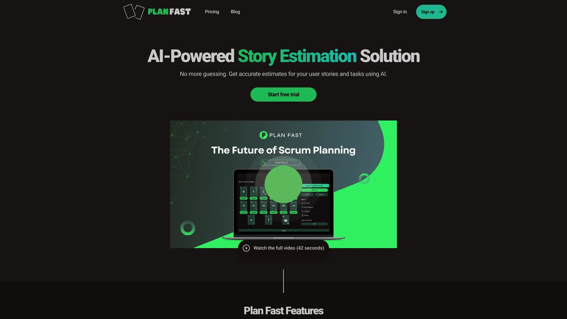 PlanFast - Enhance Team Productivity with Scrum Planning Poker | Creati.ai