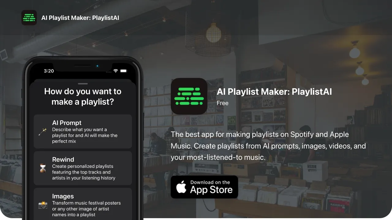PlaylistAI - Creador de Listas de Reproducción AI para Spotify y Apple ...