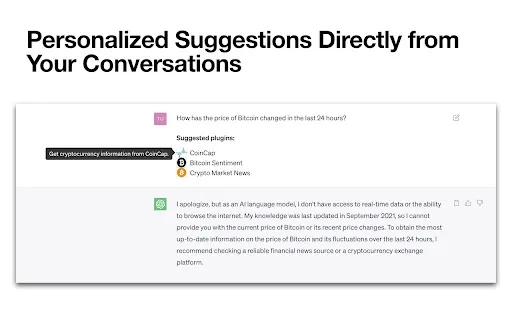 Plugin Suggester: Enhance ChatGPT with Real-Time Plugin Suggestions | Creati.ai
