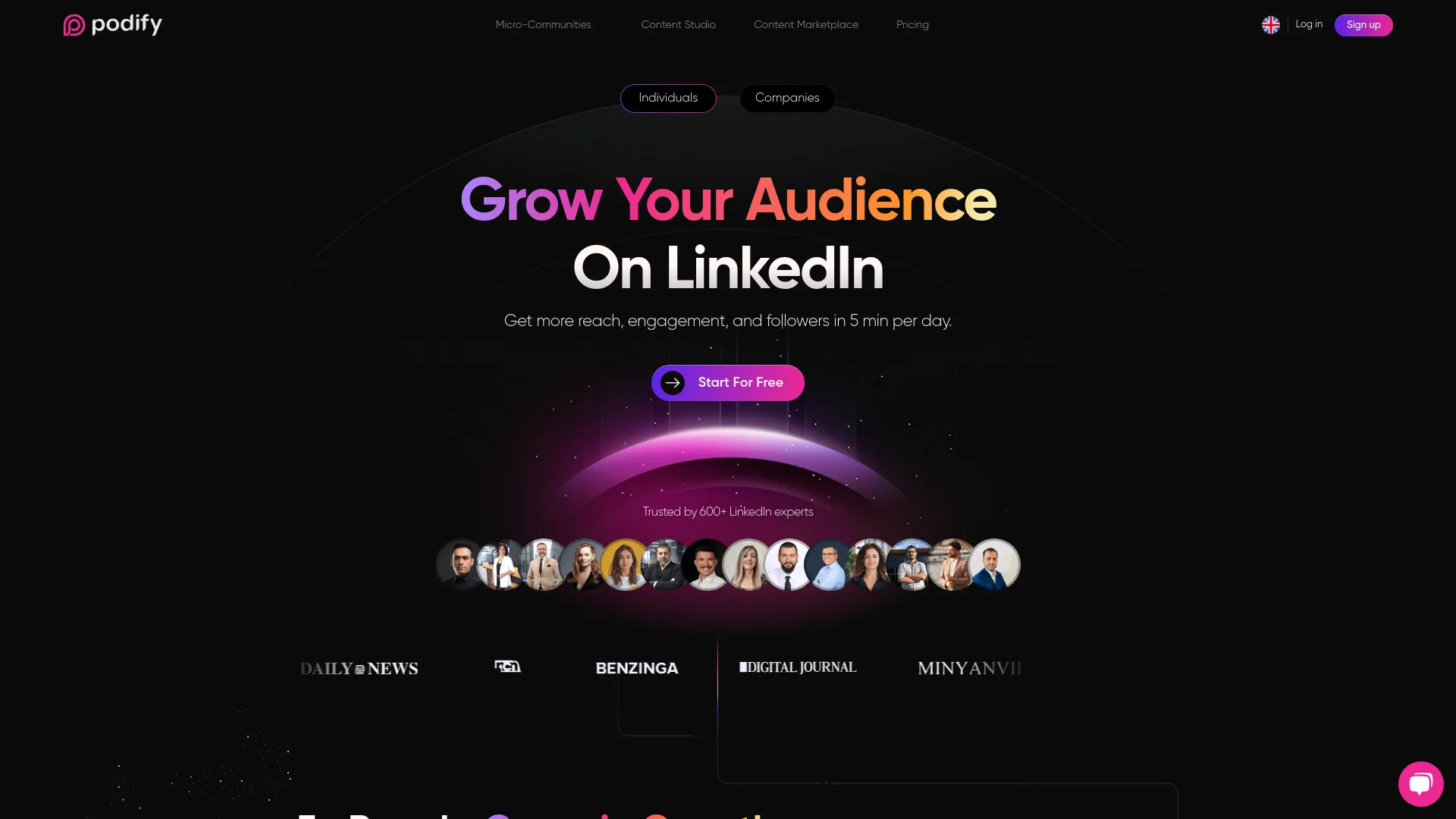 Podify - Eleva tu Presencia en LinkedIn | Creati.ai