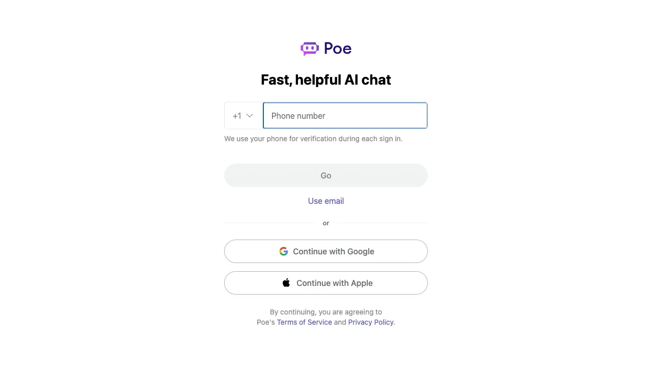 Poe - AI Chat Platform for Instant Answers & Conversations | Creati.ai