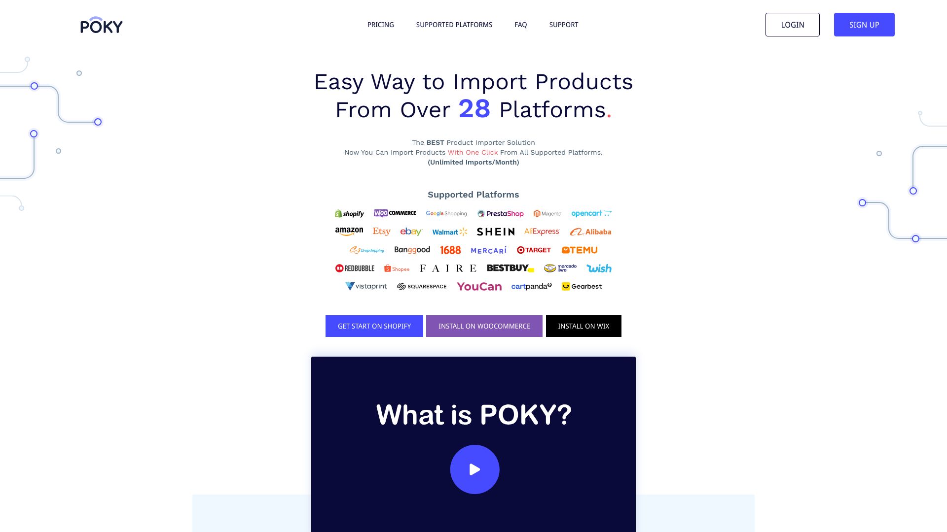 POKY - Easy Product Import Tool for Your E-commerce Store | Creati.ai