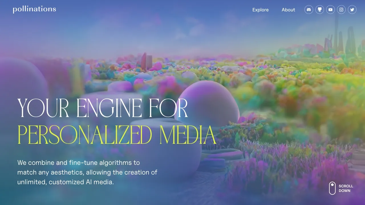 Pollinations - AI-Generated Art & Media | Creati.ai