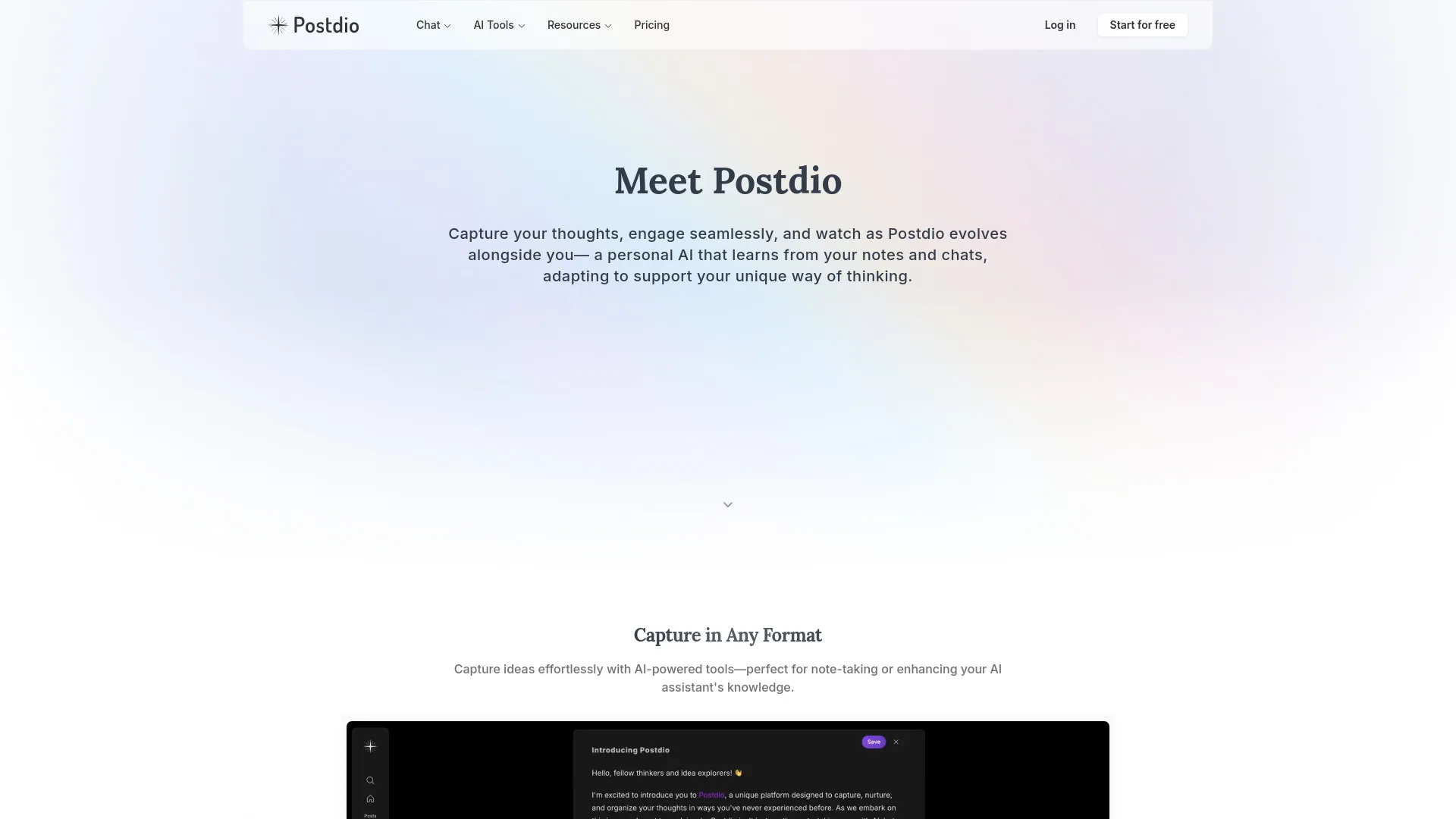 PostDio: Contenido de Marketing Personalizado Impulsado por IA | Creati.ai