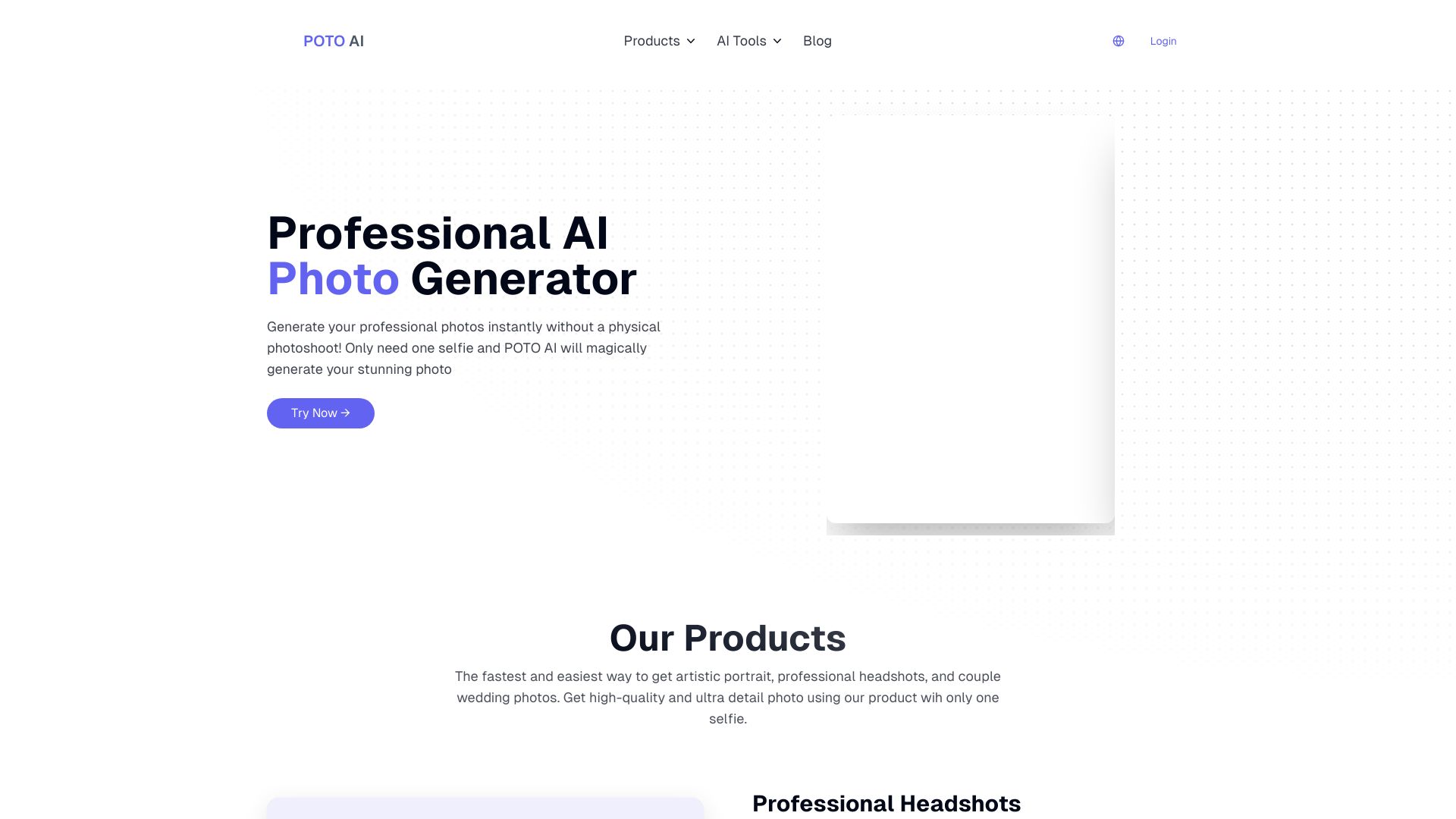 POTO.AI - AI-Powered Professional Photo Creation | Creati.ai