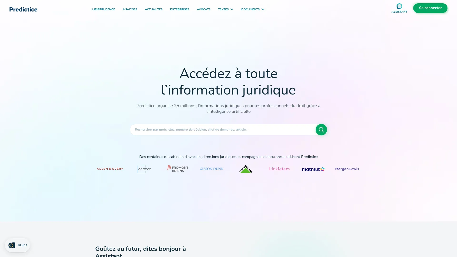 Predictice : Plateforme Avancée d'Analyse Juridique & Insights | Creati.ai