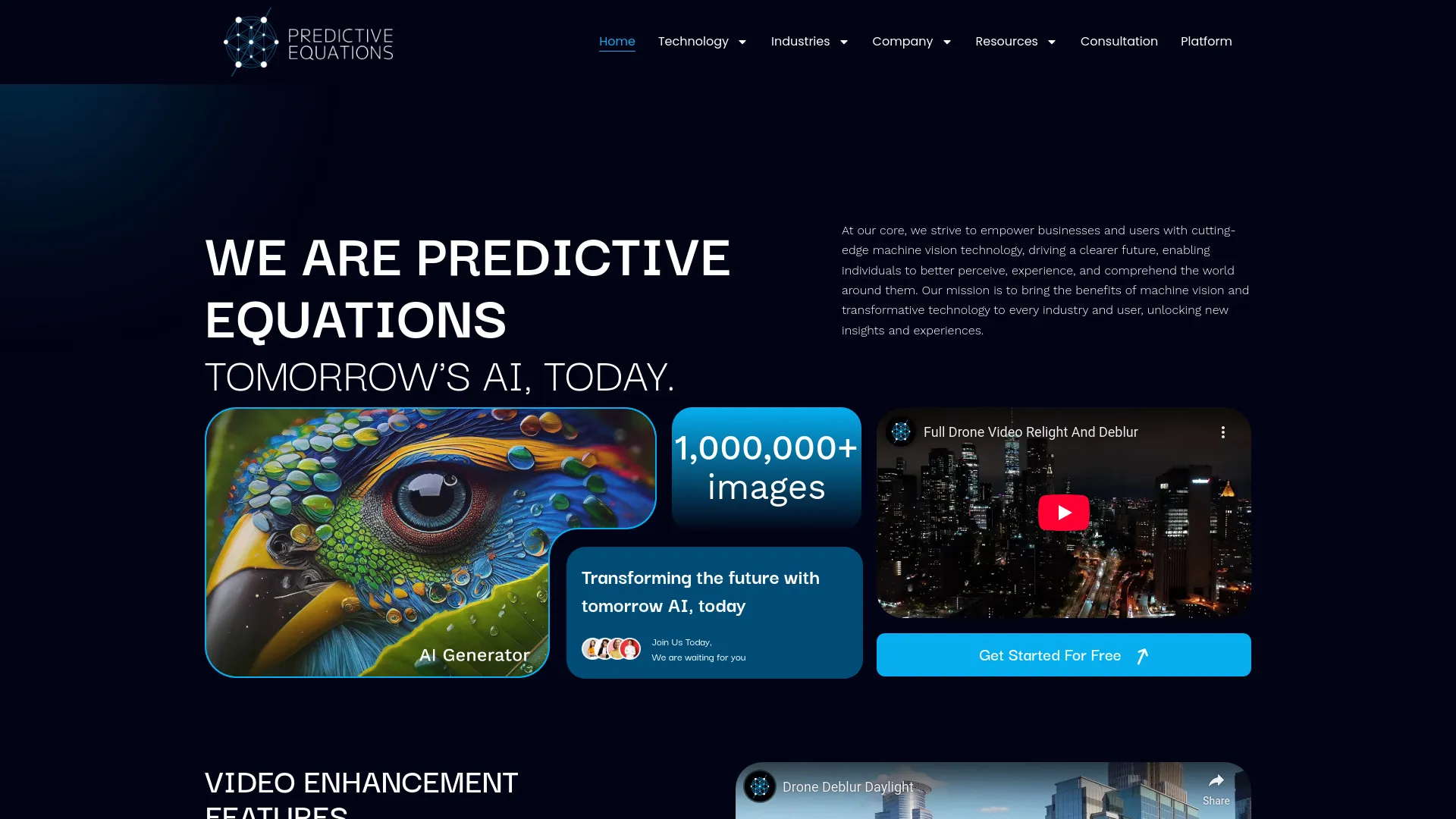 AI-Driven Image and Video Enhancement | Predictive Equations | Creati.ai