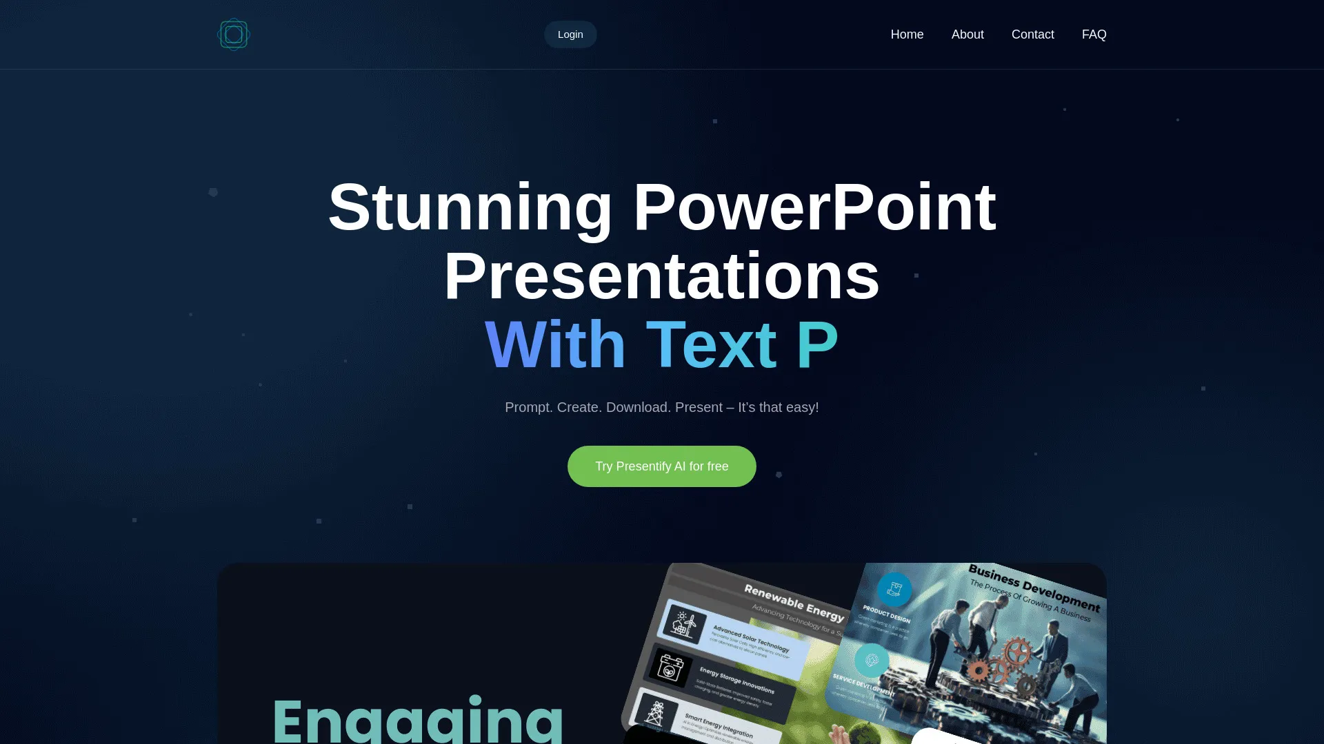 Presentify: AI Powering Professional Presentations | Creati.ai