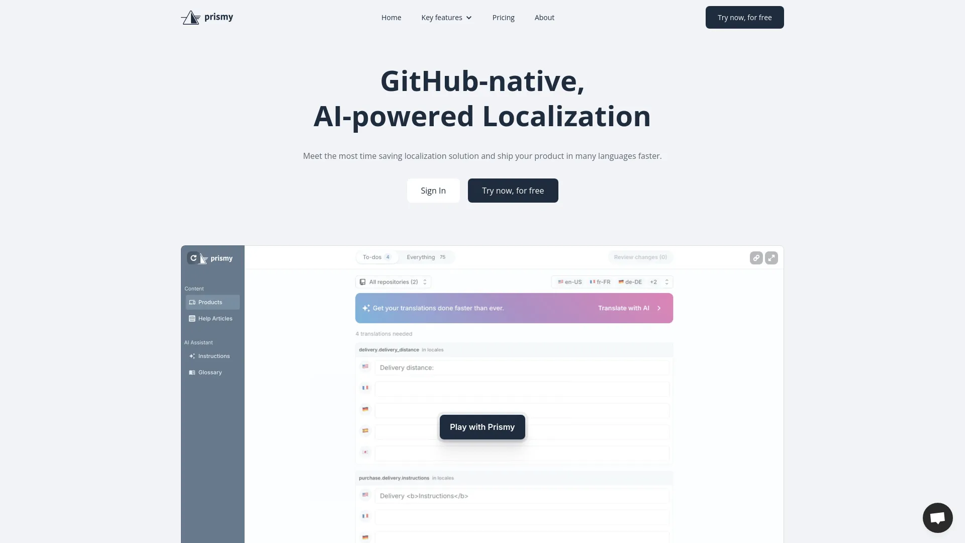 Prismy: AI-Powered Localization Platform for Teams | Creati.ai