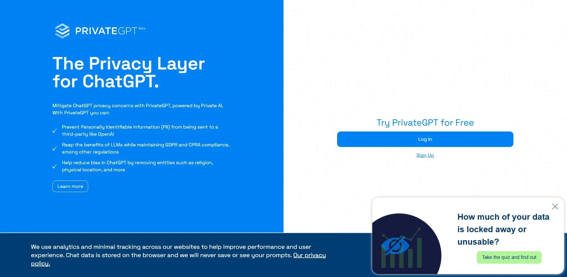 PrivateGPT - Your Secure AI Assistant | Creati.ai
