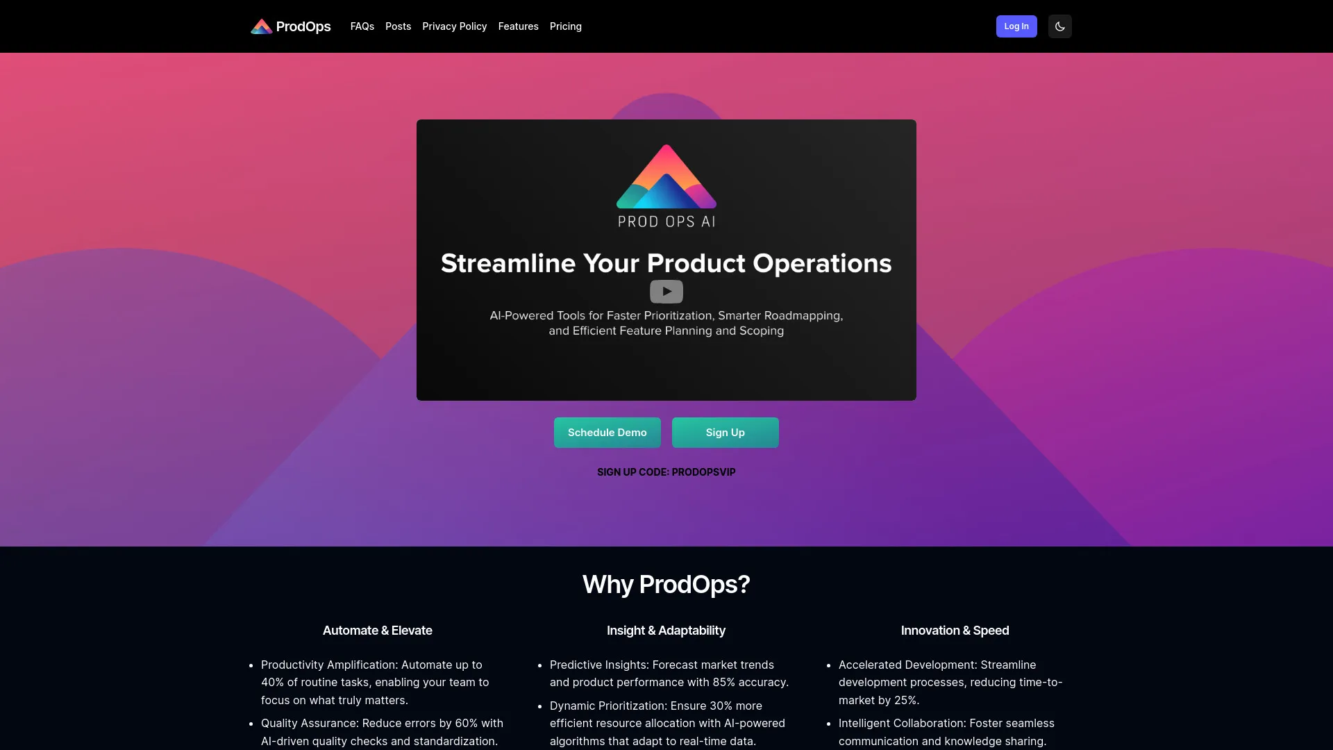 ProdOps: AI-Powered Product Management Platform | Creati.ai