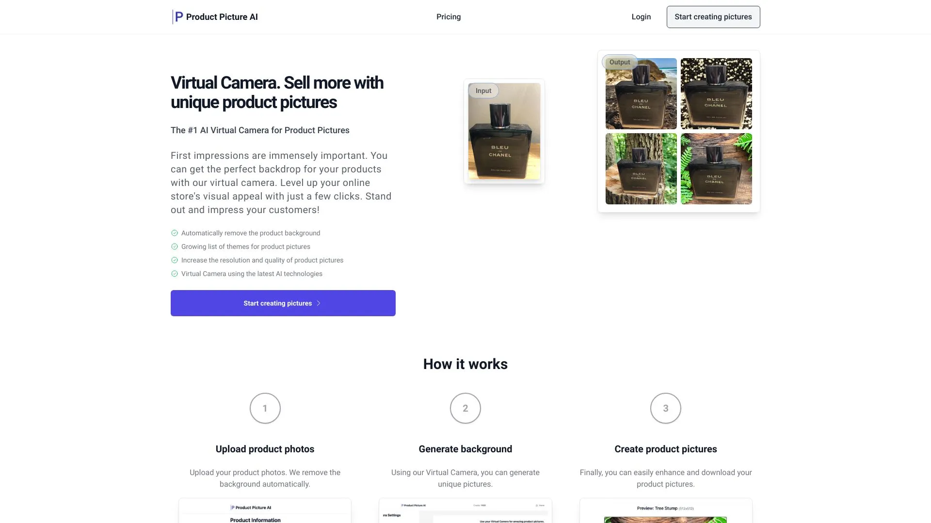 ProductPic.AI: AI-Powered Product Image Generator | Creati.ai