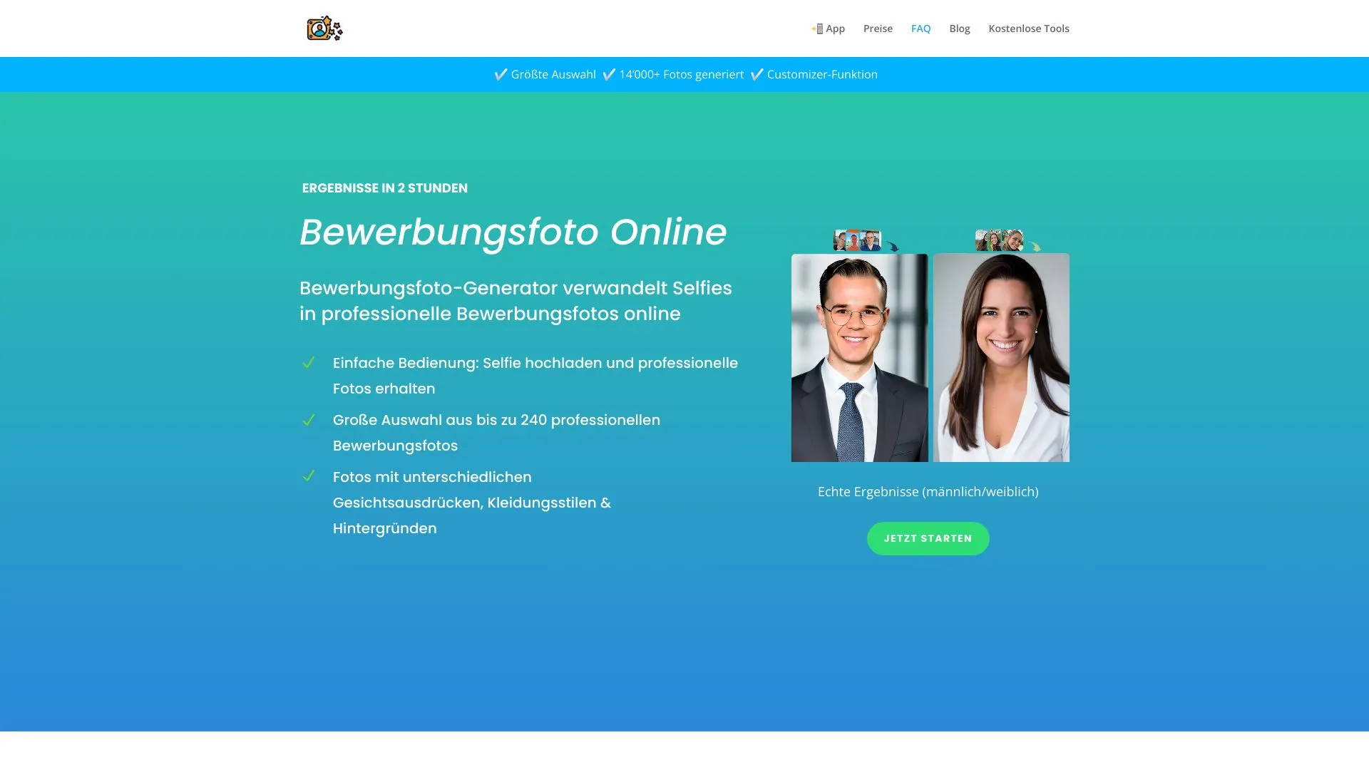 Professional Job Application Photos – Bewerbungsfoto Online | Creati.ai