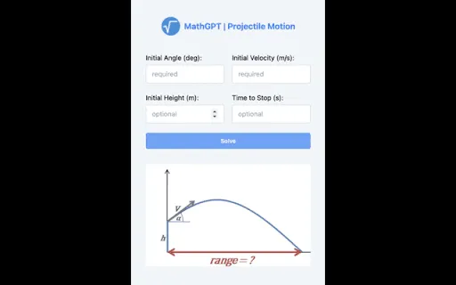 Projectile Motion Calculator - Solve Physics Problems Easily | Creati.ai