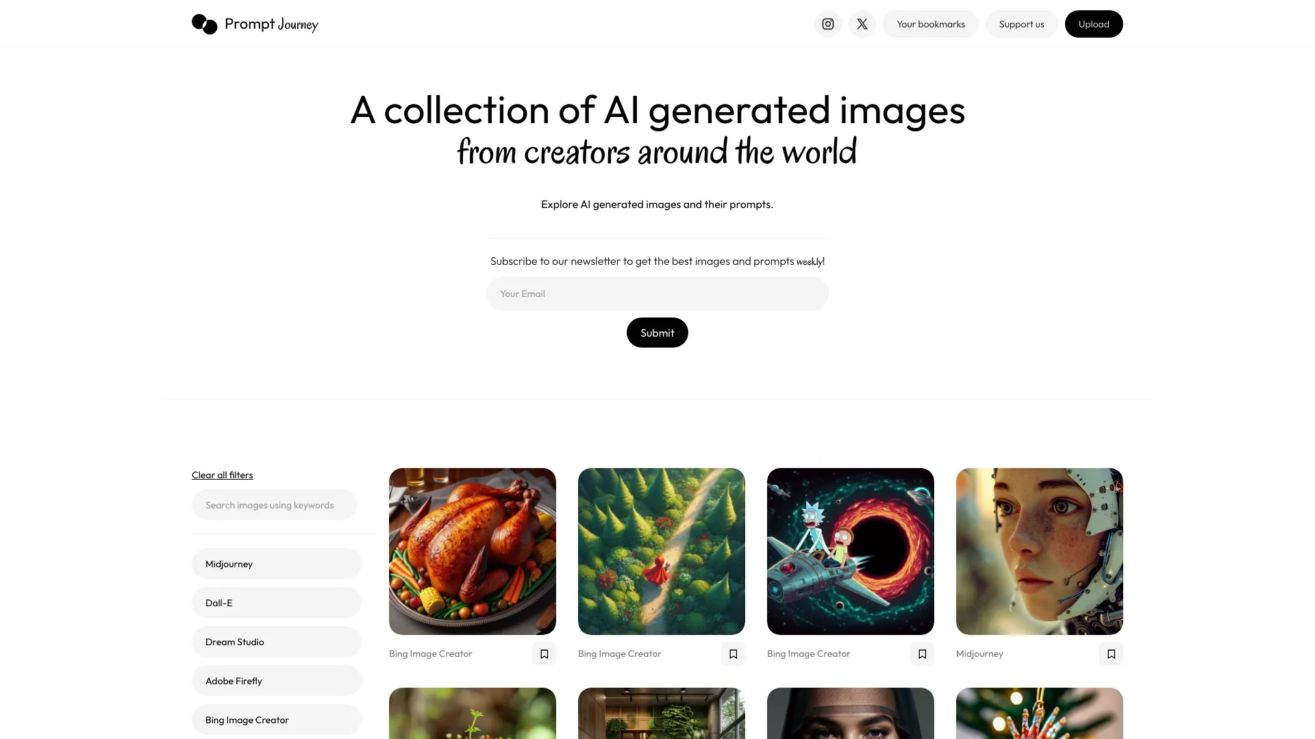 Prompt Journey - Discover and Share AI Art Prompts | Creati.ai