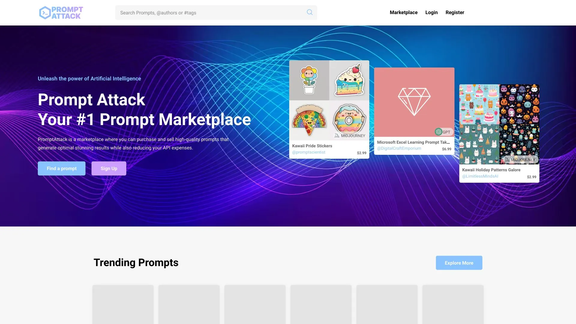 PromptAttack - Your AI Prompt Marketplace | Creati.ai