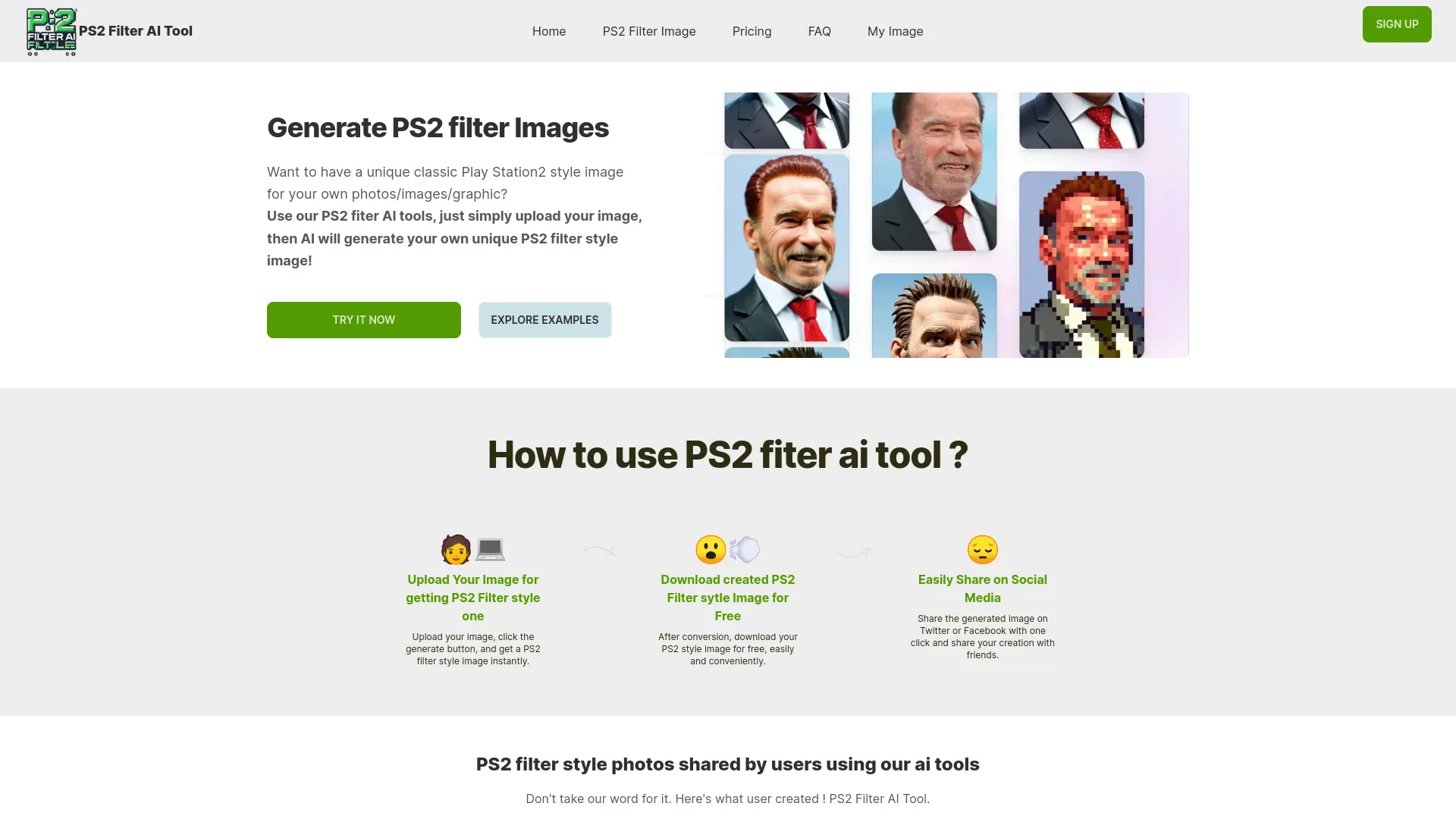 PS2 Filter AI Tool: Transform Photos into Retro Graphics | Creati.ai