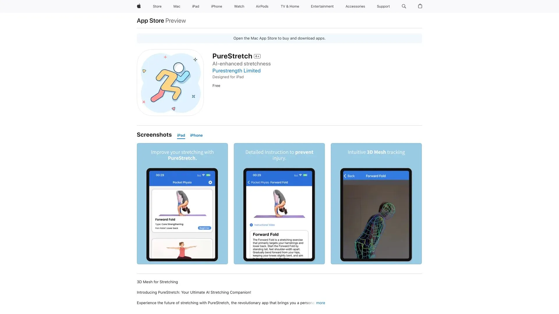 PureStretch: AI-Powered Stretching App | Creati.ai