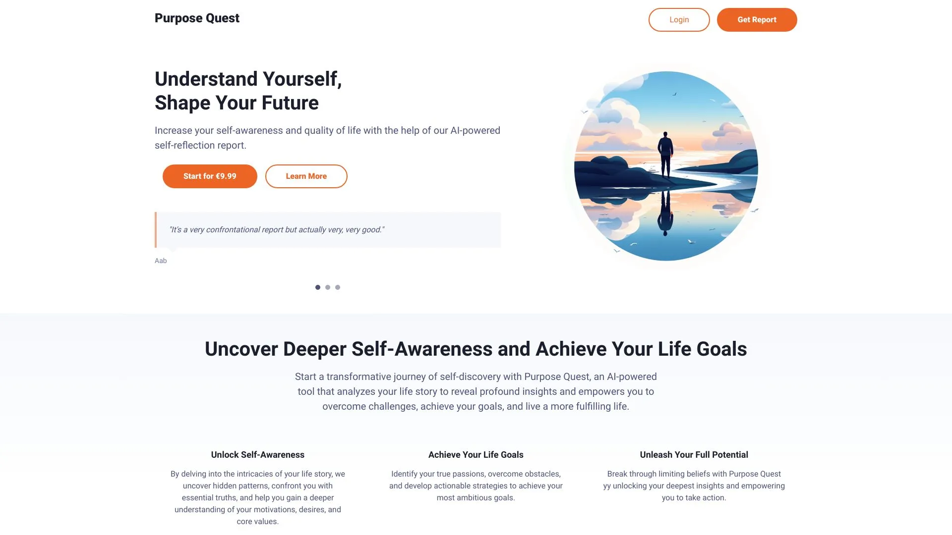 Purpose Quest - AI-powered Self-Discovery Tool | Creati.ai