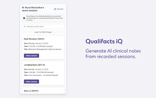 Qualifacts IQ - AI Note Assistant on Chrome Web Store | Creati.ai