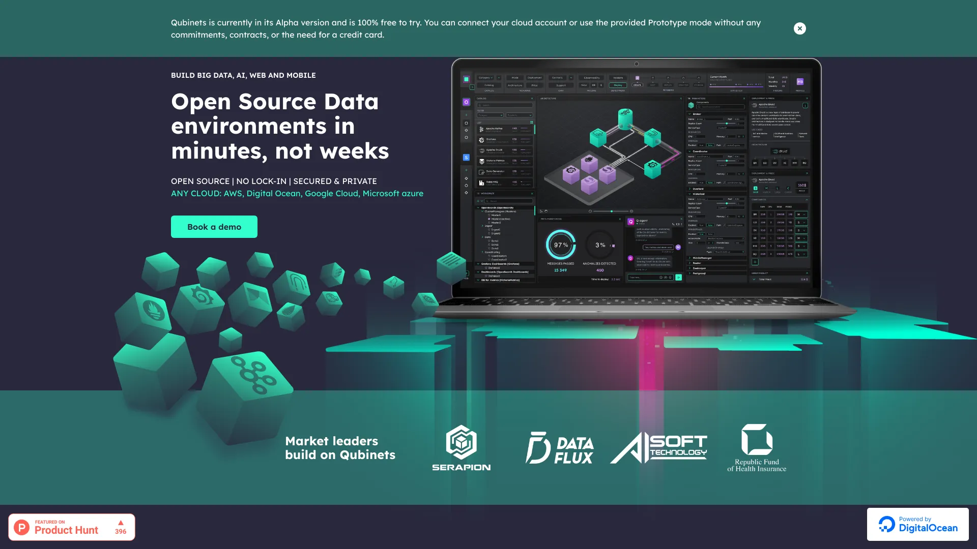 Qubinets - Effortless Cloud Data Infrastructure Deployment | Creati.ai