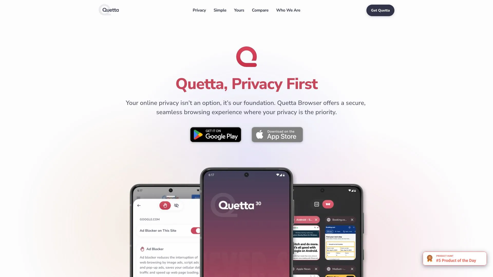Quetta Browser: Privacy-First Ad-free Secure Web Surfing | Creati.ai