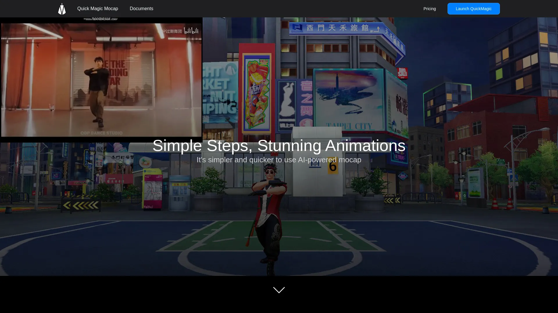 QuickMagic: AI Motion Capture Tool for Animators and Developers | Creati.ai