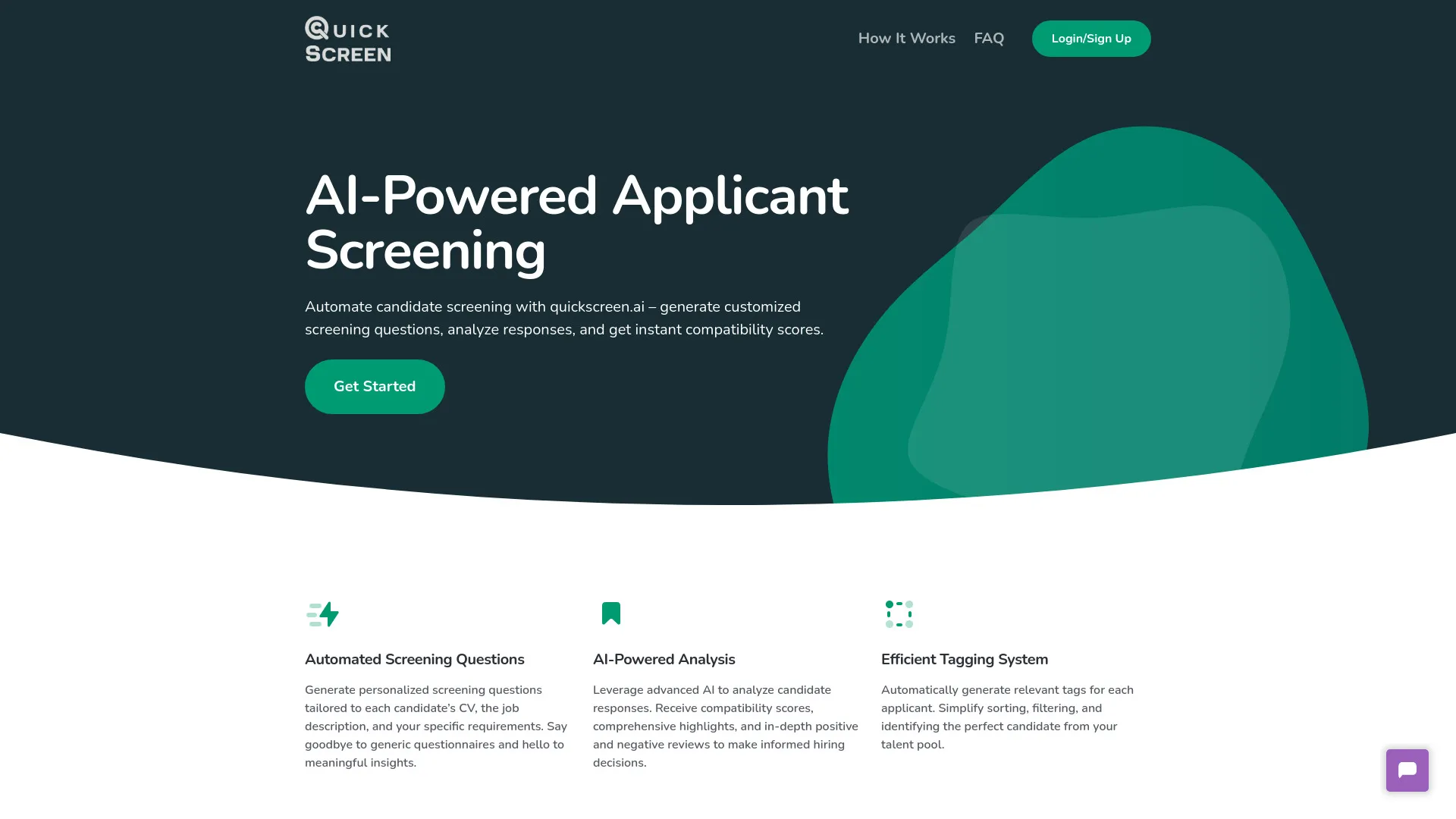 QuickScreen.ai - AI-Powered Candidate Screening Platform | Creati.ai