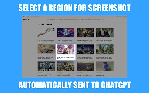QuickVision: Enhance ChatGPT with Fast Screenshot Sharing | Creati.ai
