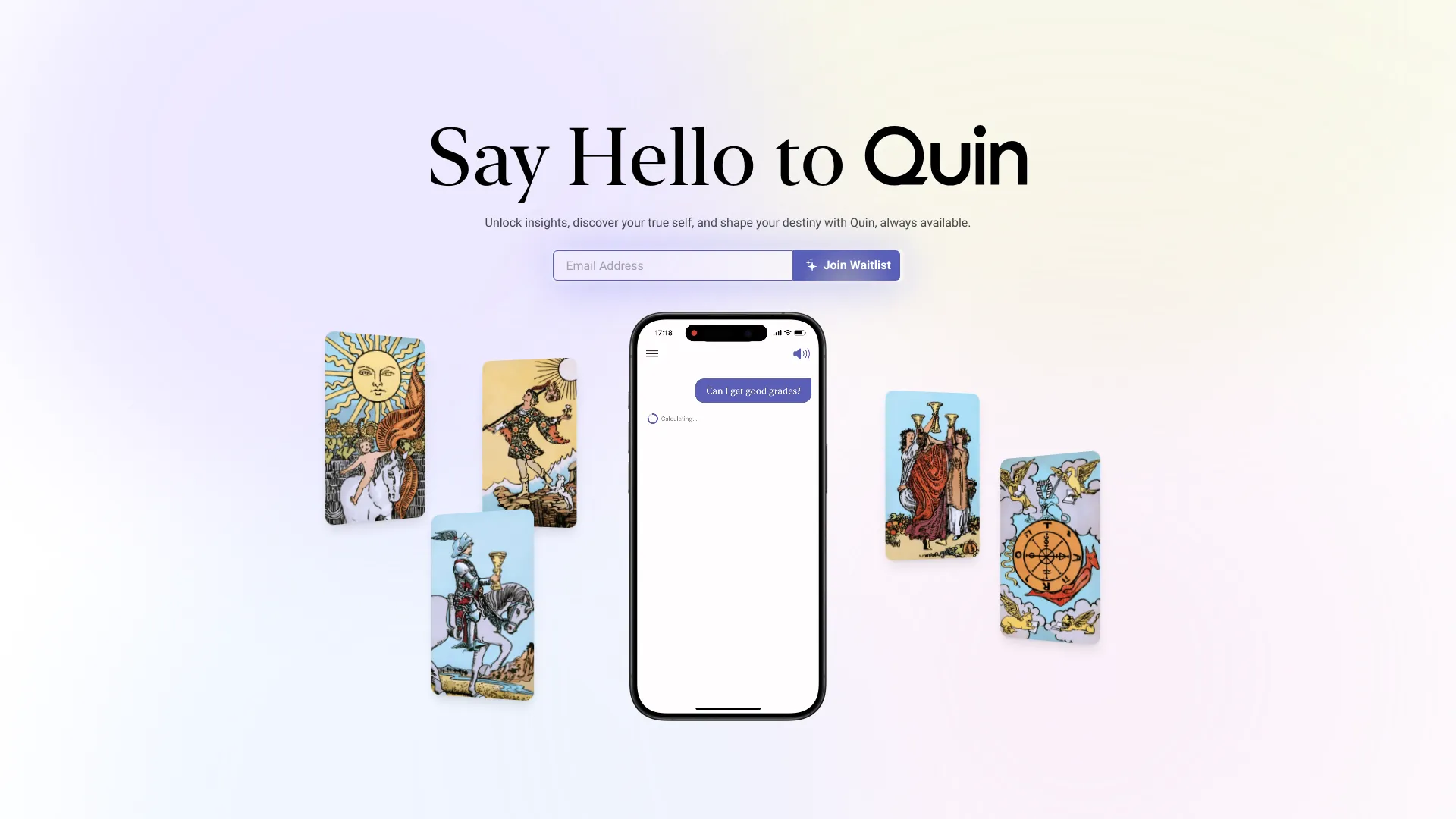 Quin AI Tarot Reader: Instant, Personalized Insights | Creati.ai